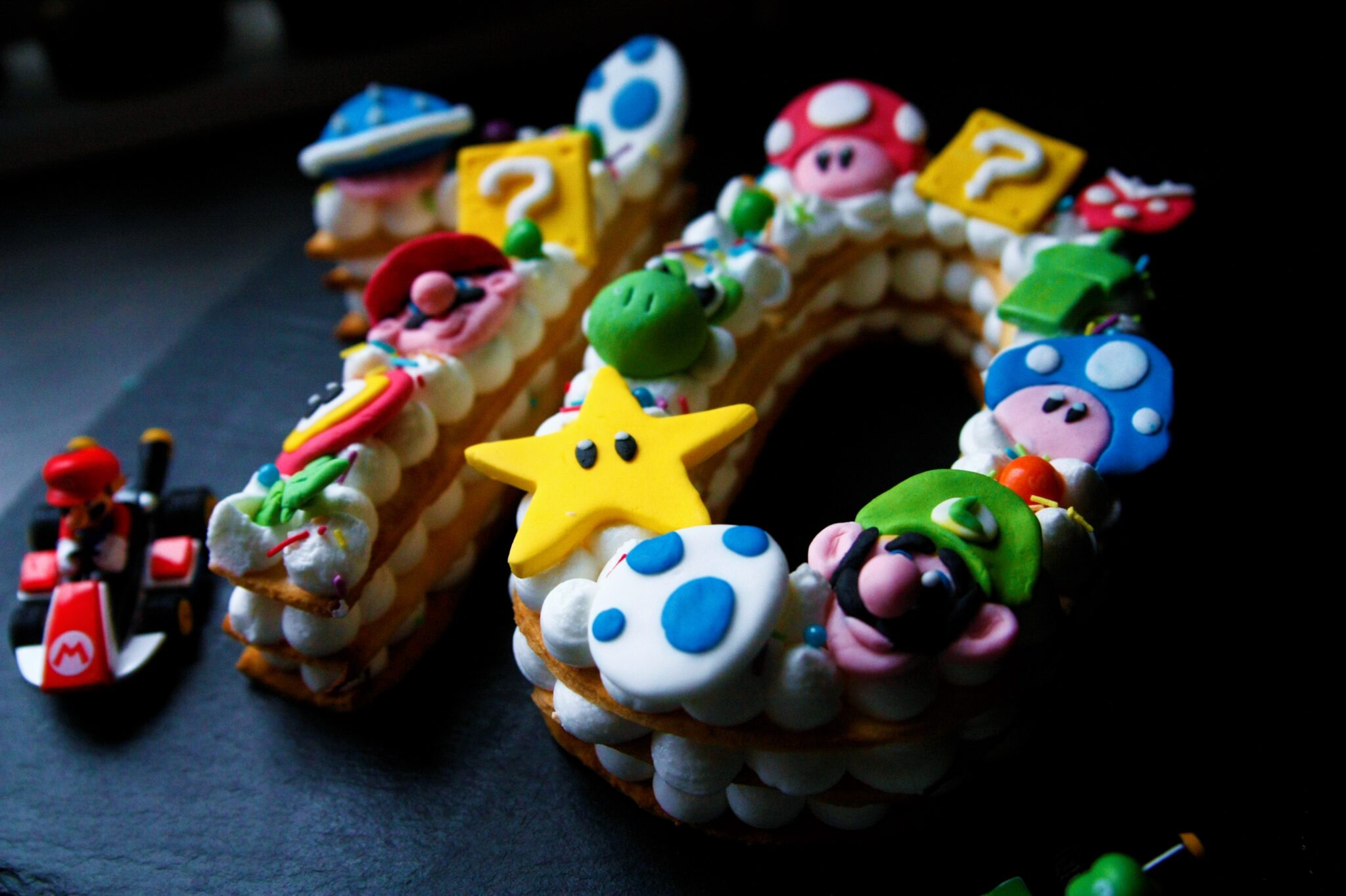 MARIO BROS PARTY MET ELEKTRISCH KARTEN EN INFLATABLE PARK – Origineel ...